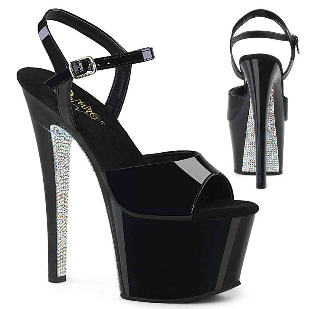 Pleaser Pleaser - SKY309CRS Ankle strap sandal, Pole dance shoes - Pole