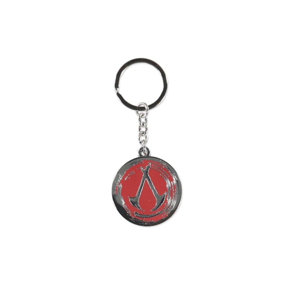 Assassin's Creed - Assassin's Creed Shadows Logo Round Keychain - Red/