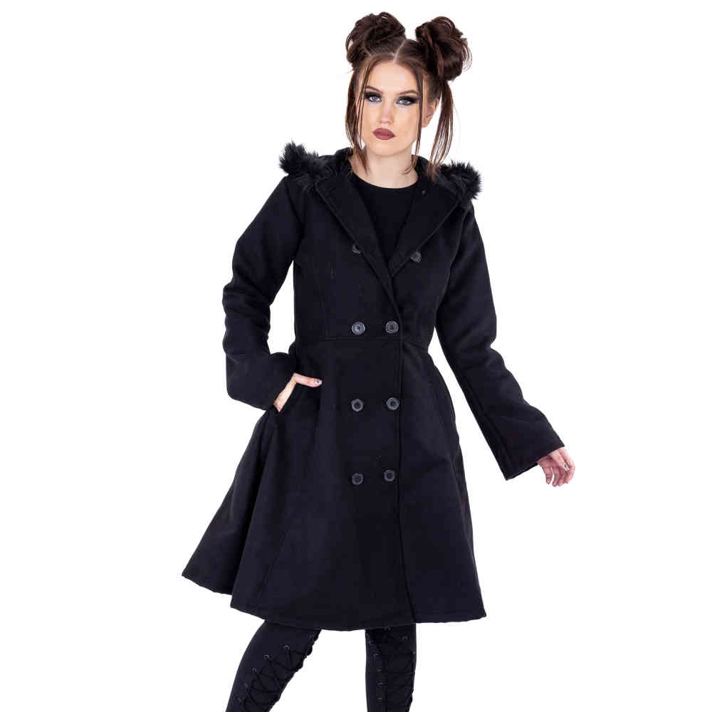 Poizen Industries Poizen Industries - Rylee Winter coat - Black | Attit