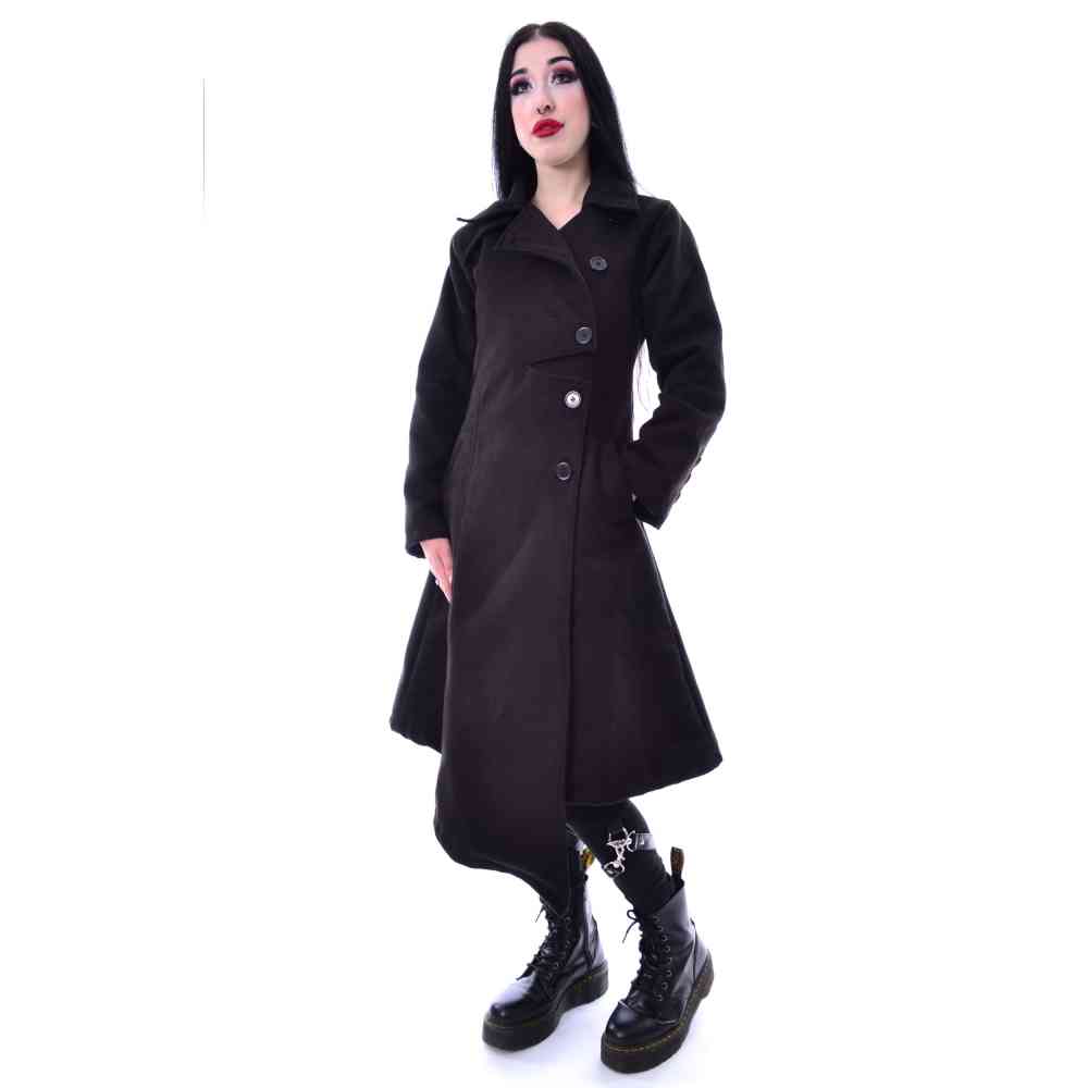 Poizen Industries Poizen Industries - AUSTRA Coat - Black | Attitude Eu