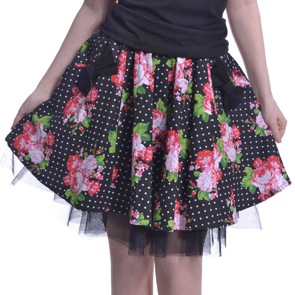Rockabella Rockabella - LAILA Skirt - Black | Attitude Europe