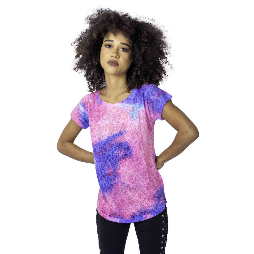 Innocent Lifestyle Innocent Lifestyle - BURNOUT SUNSET HAZE Top - Pink/