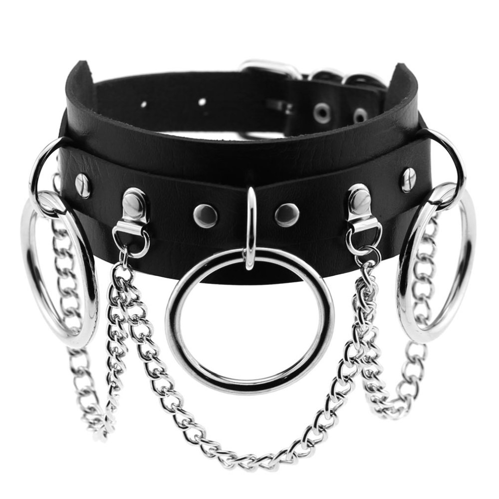 Bullet 69 Bullet 69 - Ring Chain Choker - Black/Black | Attitude Europe