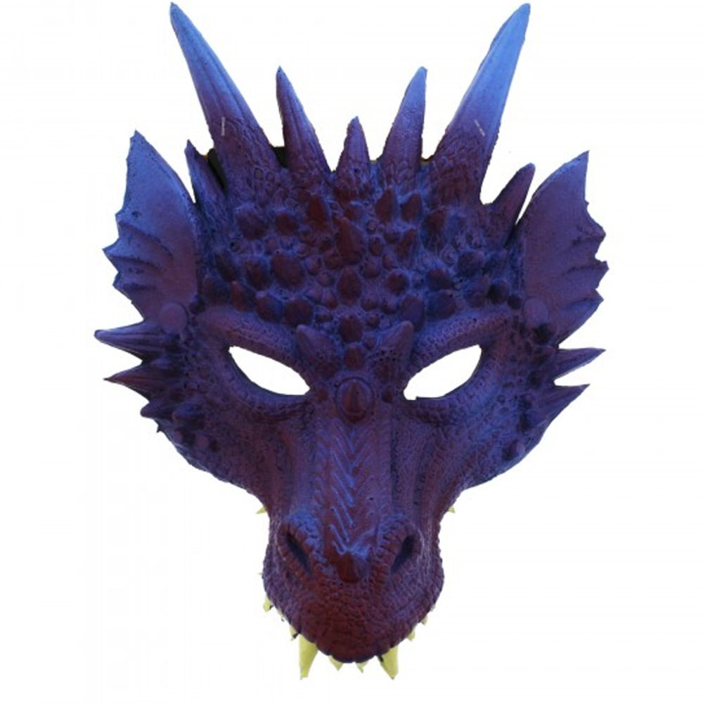 Zac's Alter Ego Zac's Alter Ego - Rubber dragon Mask - Purple | Attitud