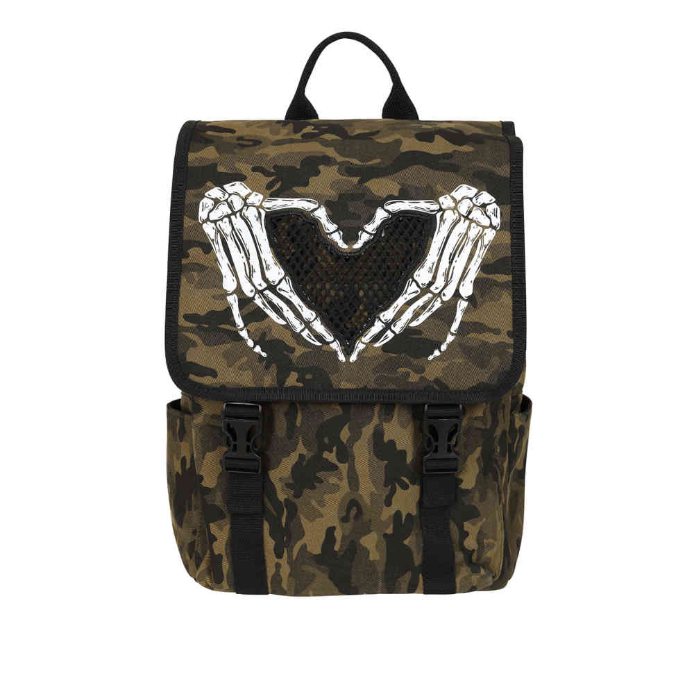 Banned Banned - Darkest Love Camo Backpack - Green | Attitude Europe