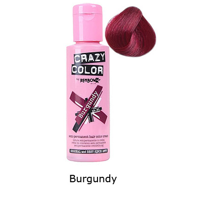 Crazy Color Crazy Color - Burgundy Semi permanent hair dye - Purple | A