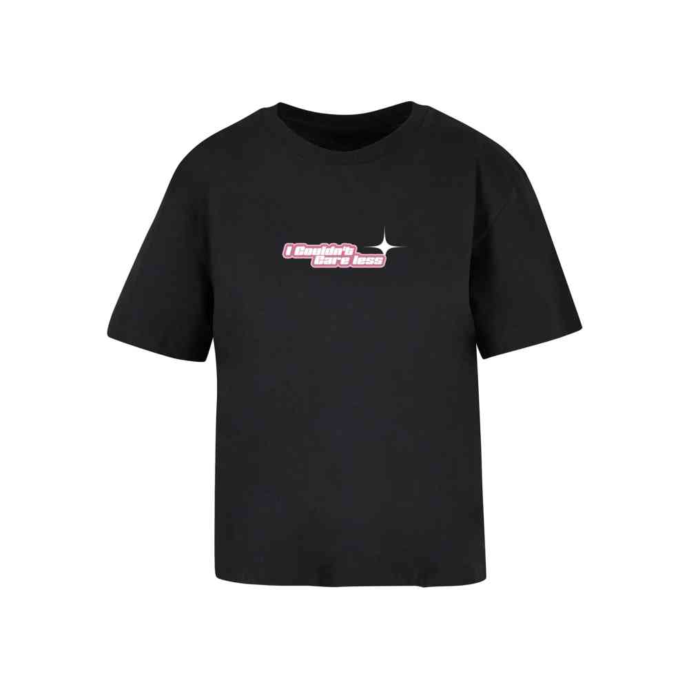 Miss Tee Miss Tee - Couldn't Care Less Ladies T-shirt - Black | Attitud