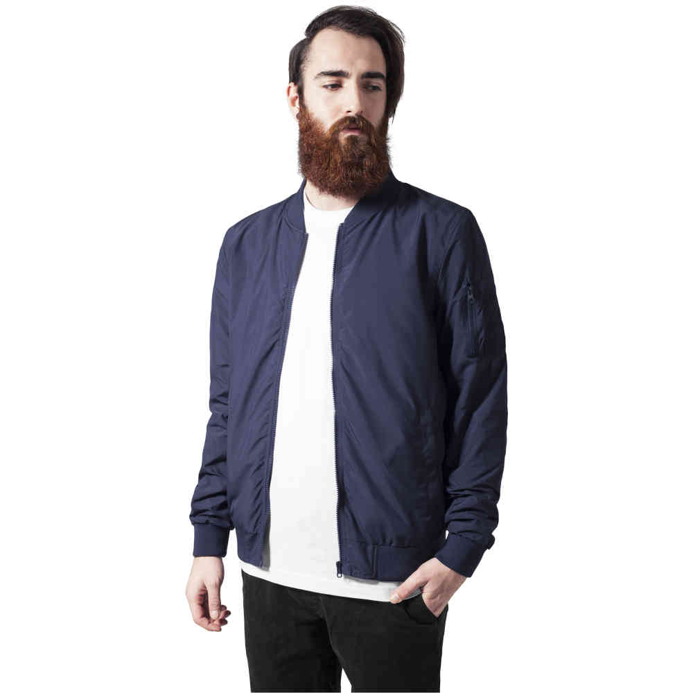 Urban Classics Urban Classics - Light Bomber jacket - Blue | Attitude E