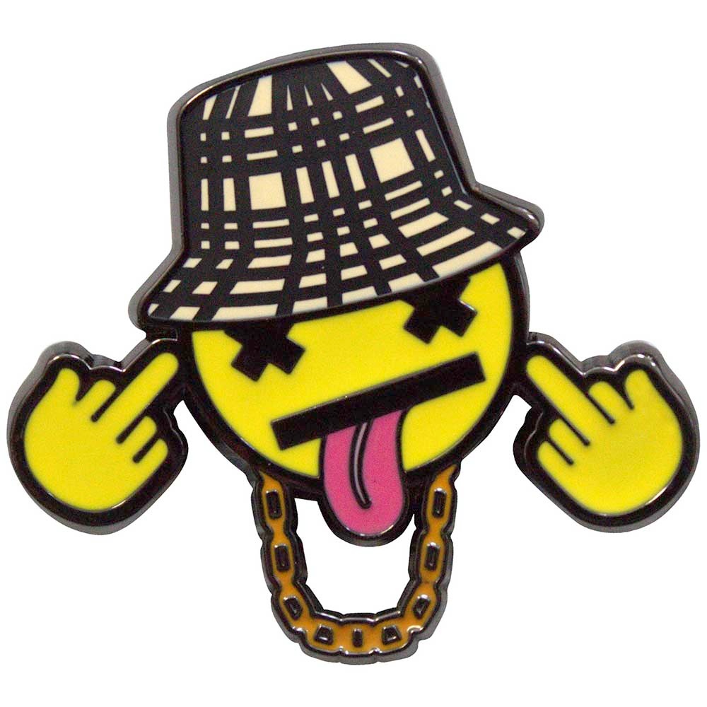 Bad Boy Chiller Crew - Disrespectful Emoji Pin - Multicolours | Attitu