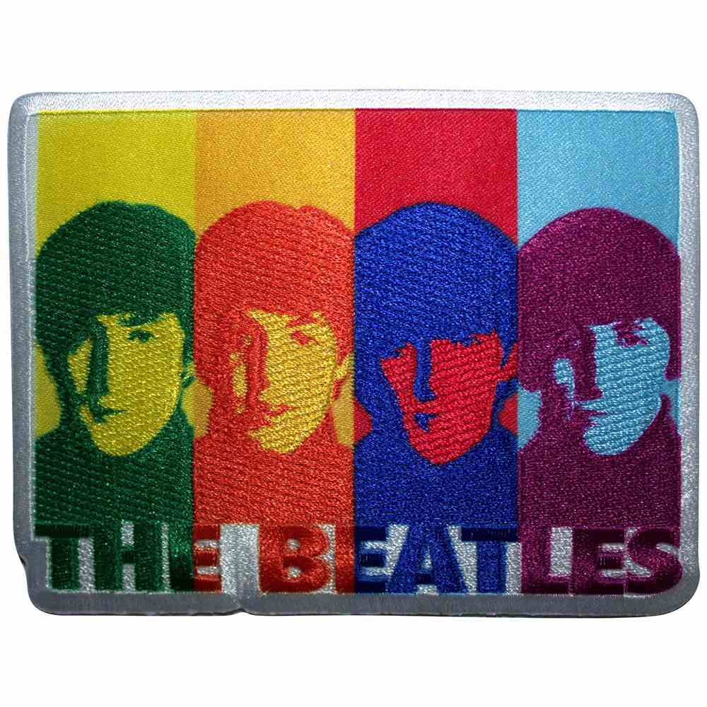 The Beatles - Colour Head Shots Patch - Multicolours | Attitude Europe
