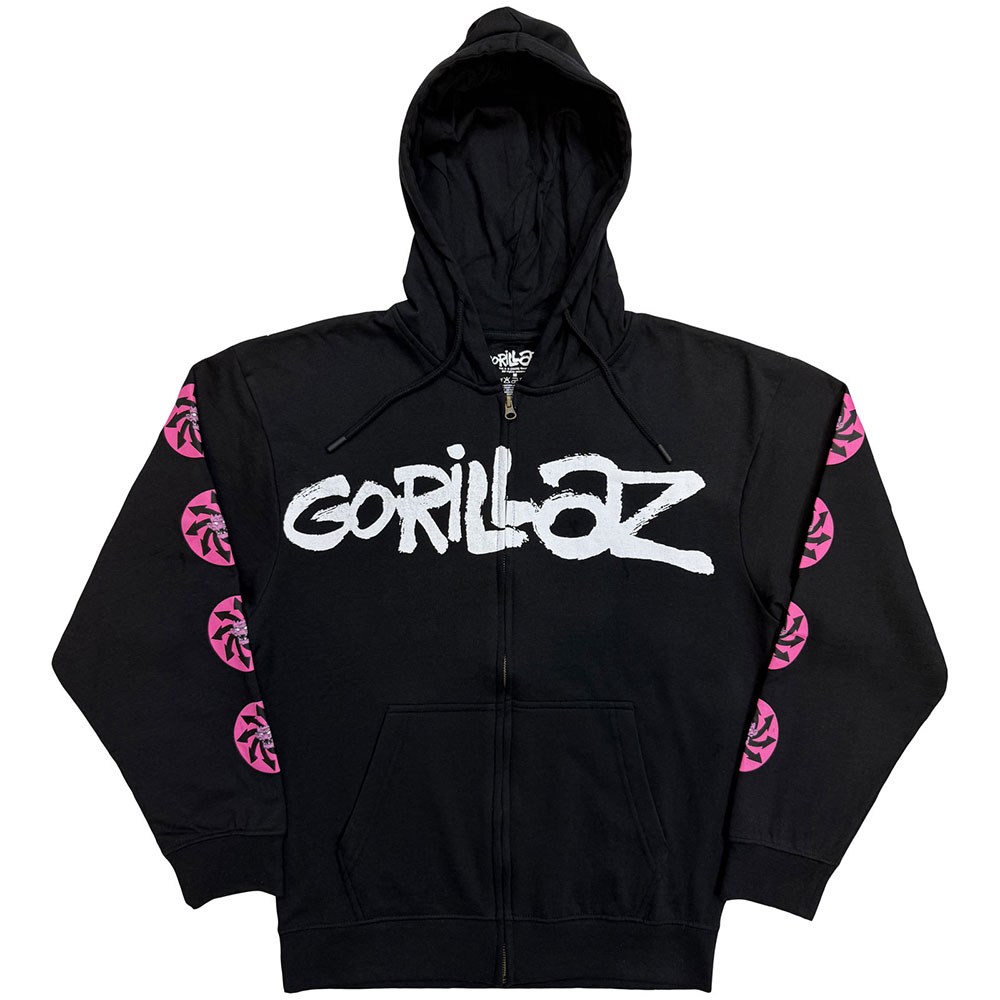 Gorillaz - Repeat Pazuzu Zip hoodie - Grey | Attitude Europe