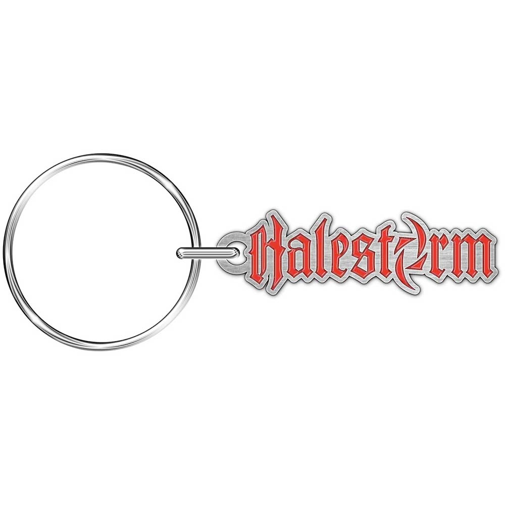 Halestorm - Logo Keychain - Silver coloured/Red | Attitude Europe