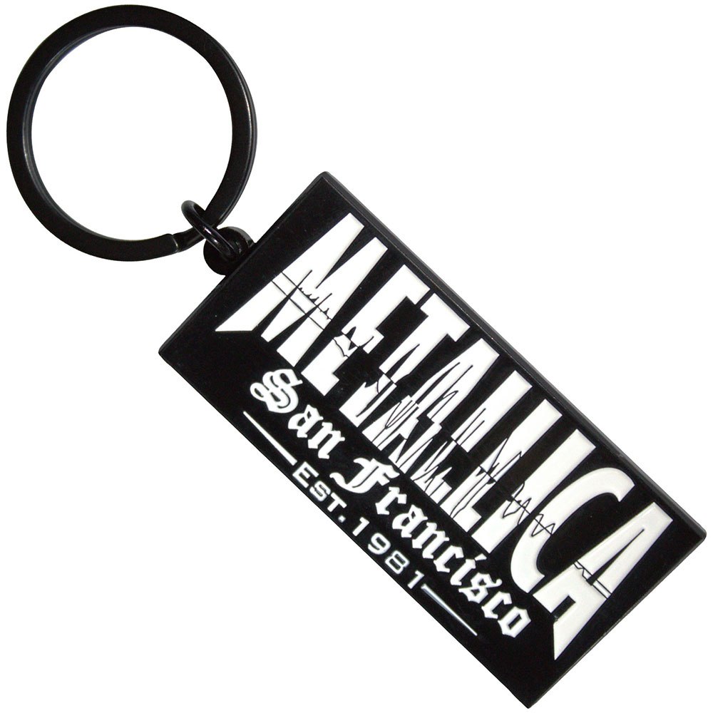 Metallica - Quake Keychain - Black/White | Attitude Europe