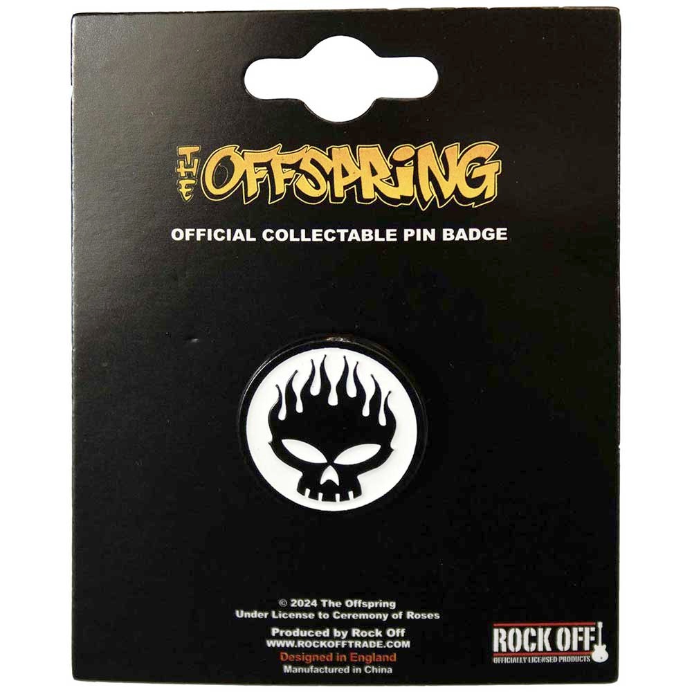 The Offspring - Skull Pin - Black/White | Attitude Europe