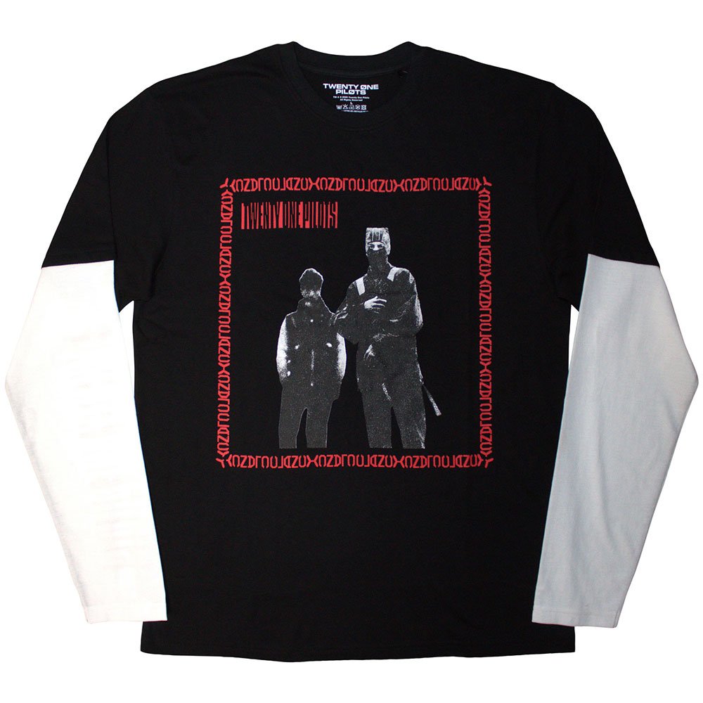 Twenty One Pilots - Run Frame Longsleeve shirt - Black/White | Attitud