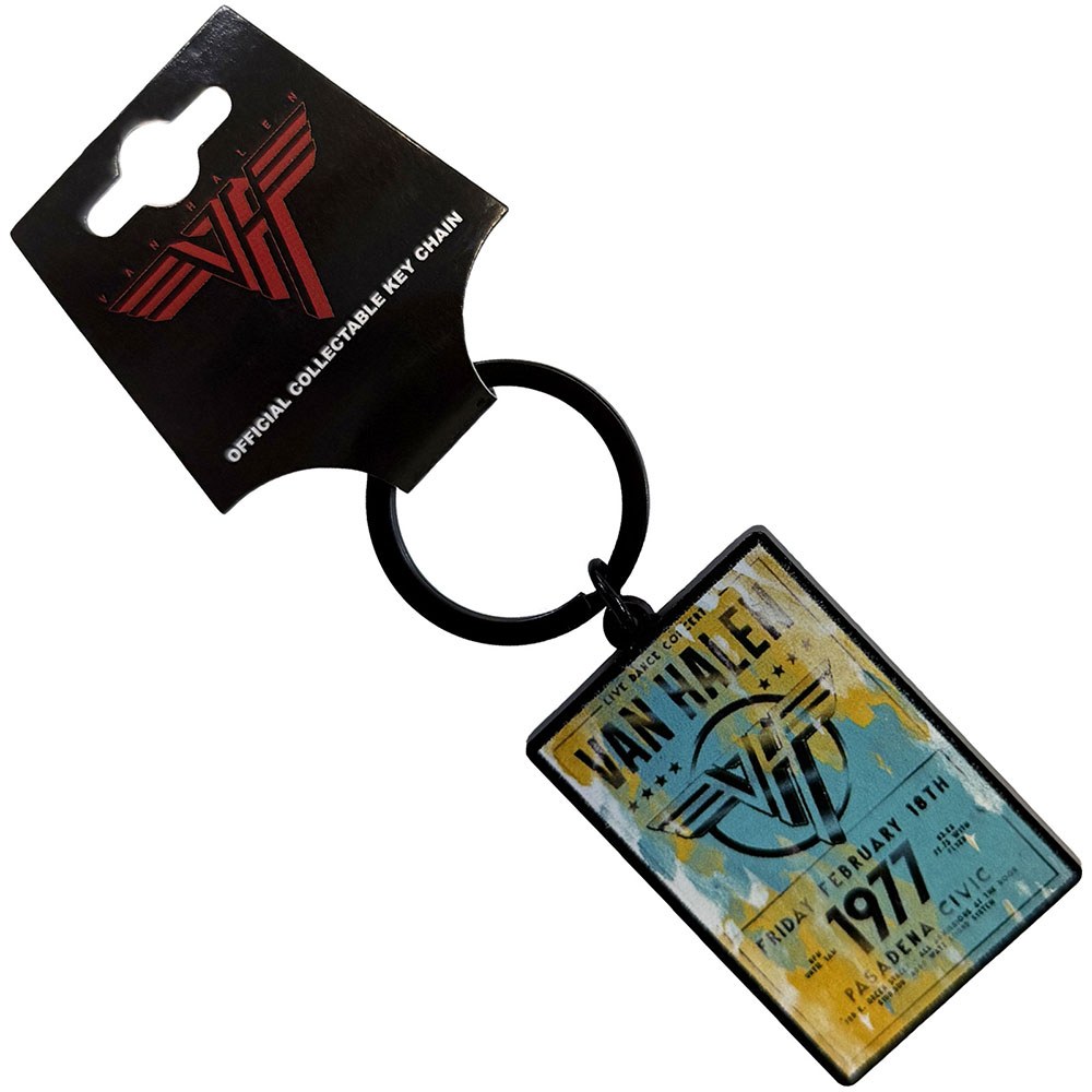 Van Halen - Pasadena '77 Keychain - Multicolours | Attitude Europe