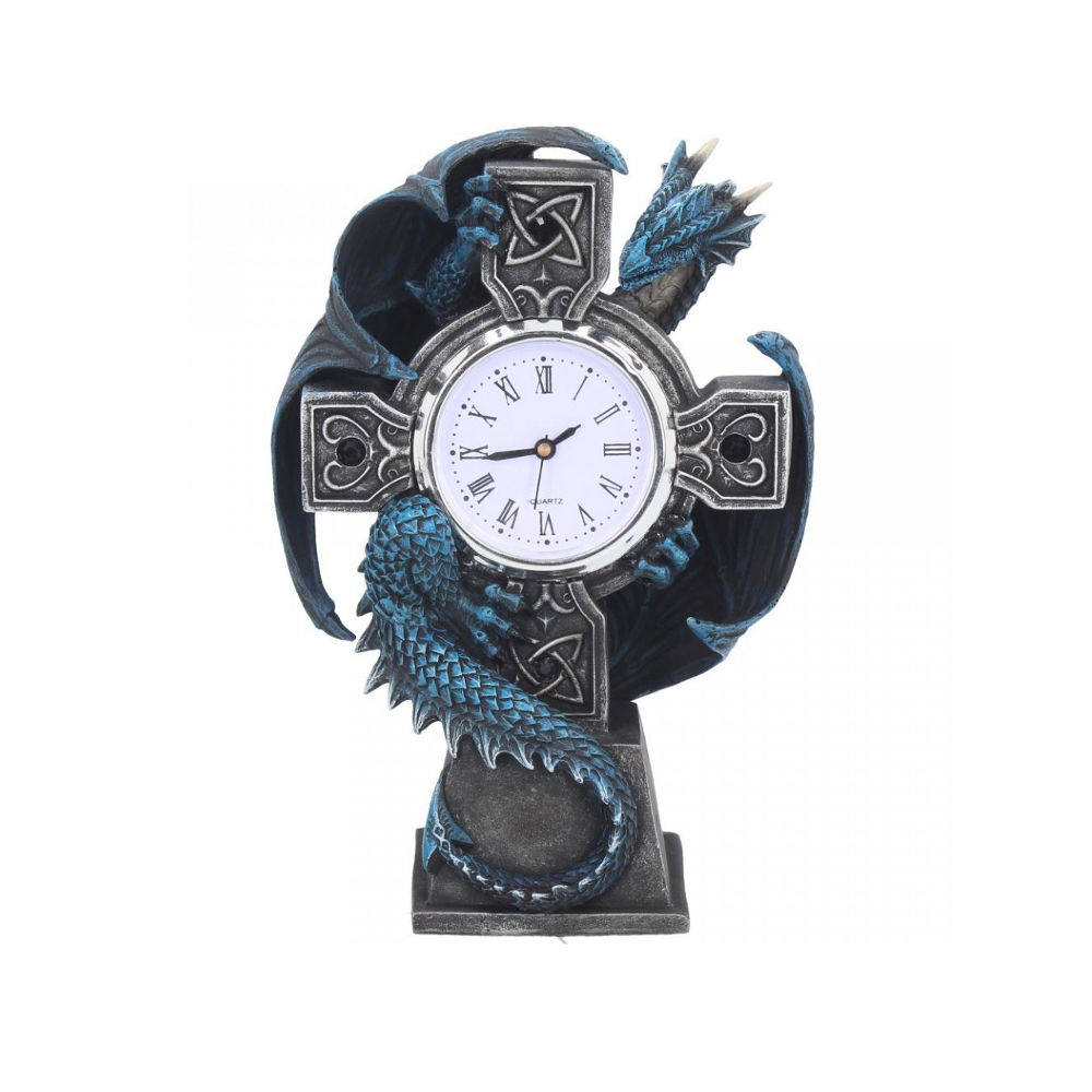 Nemesis Now Nemesis Now - Draco Table clock - Blue/Grey | Attitude Euro