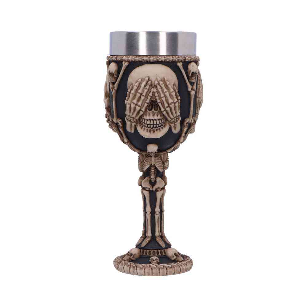 Nemesis Now Nemesis Now - Three Wise Skeleton 20cm Chalise - Multicolou