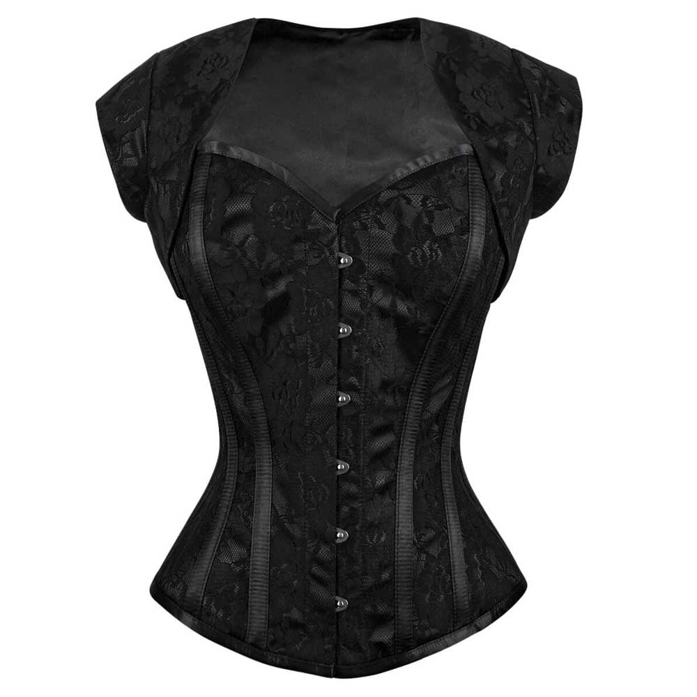 Attitude Corsets Attitude Corsets - Allacaya Overbust corset - Black